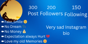 450+Best Sad bio for Instagram