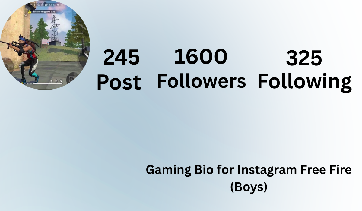 400+Best Gaming Bio for Instagram Free Fire | Free Fire Gaming Bio