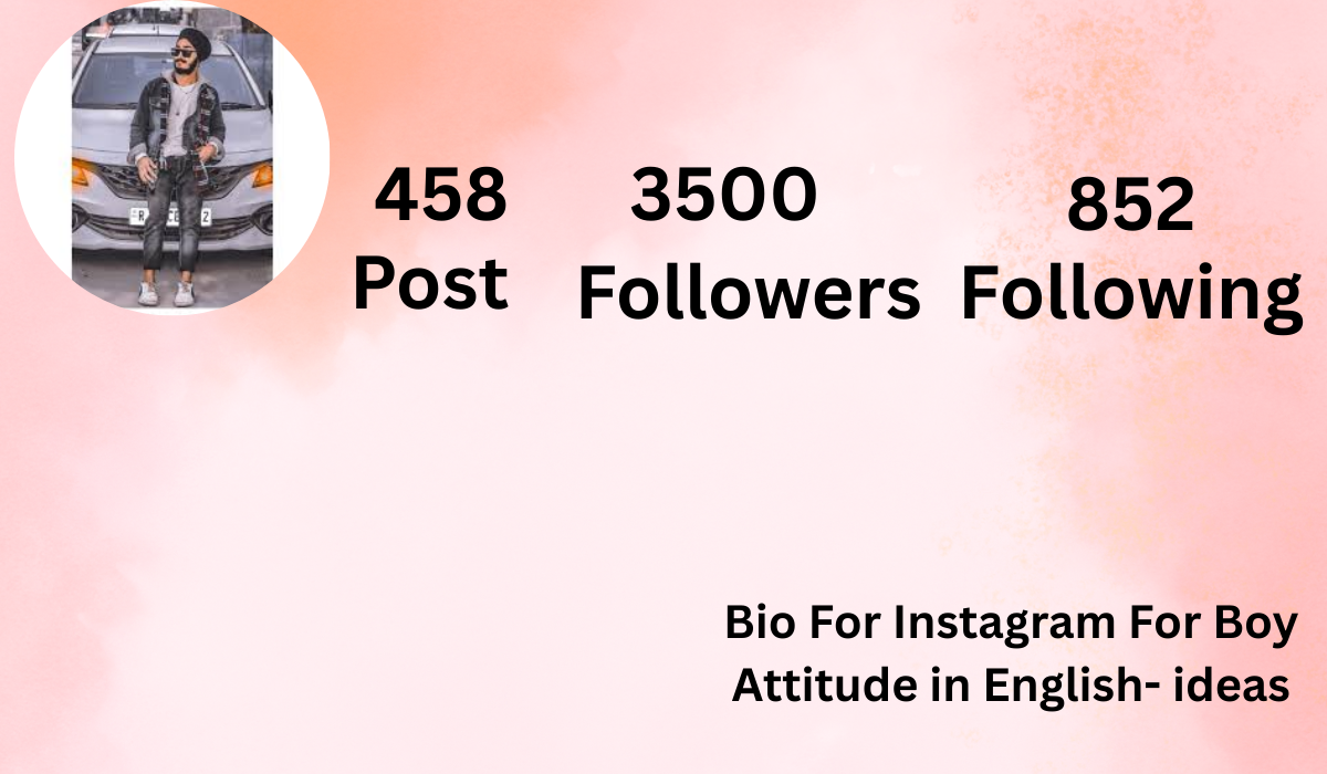 650+Latest Bio For Instagram For Boy Attitude in English