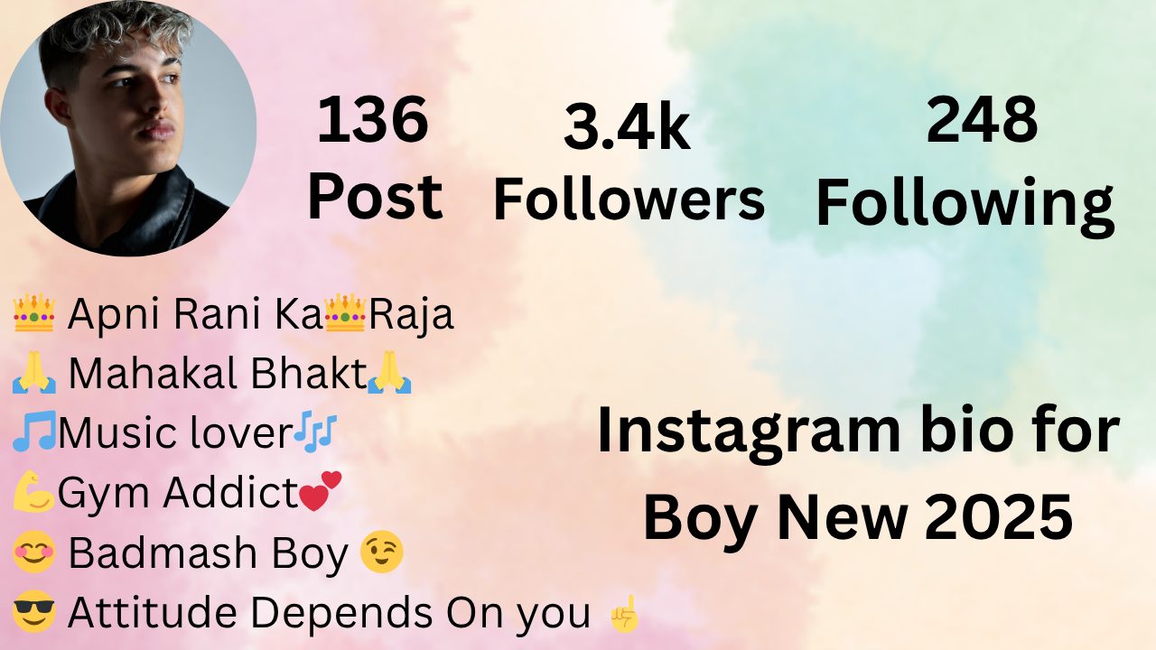 650+Latest Bio For Instagram For Boy Attitude in English